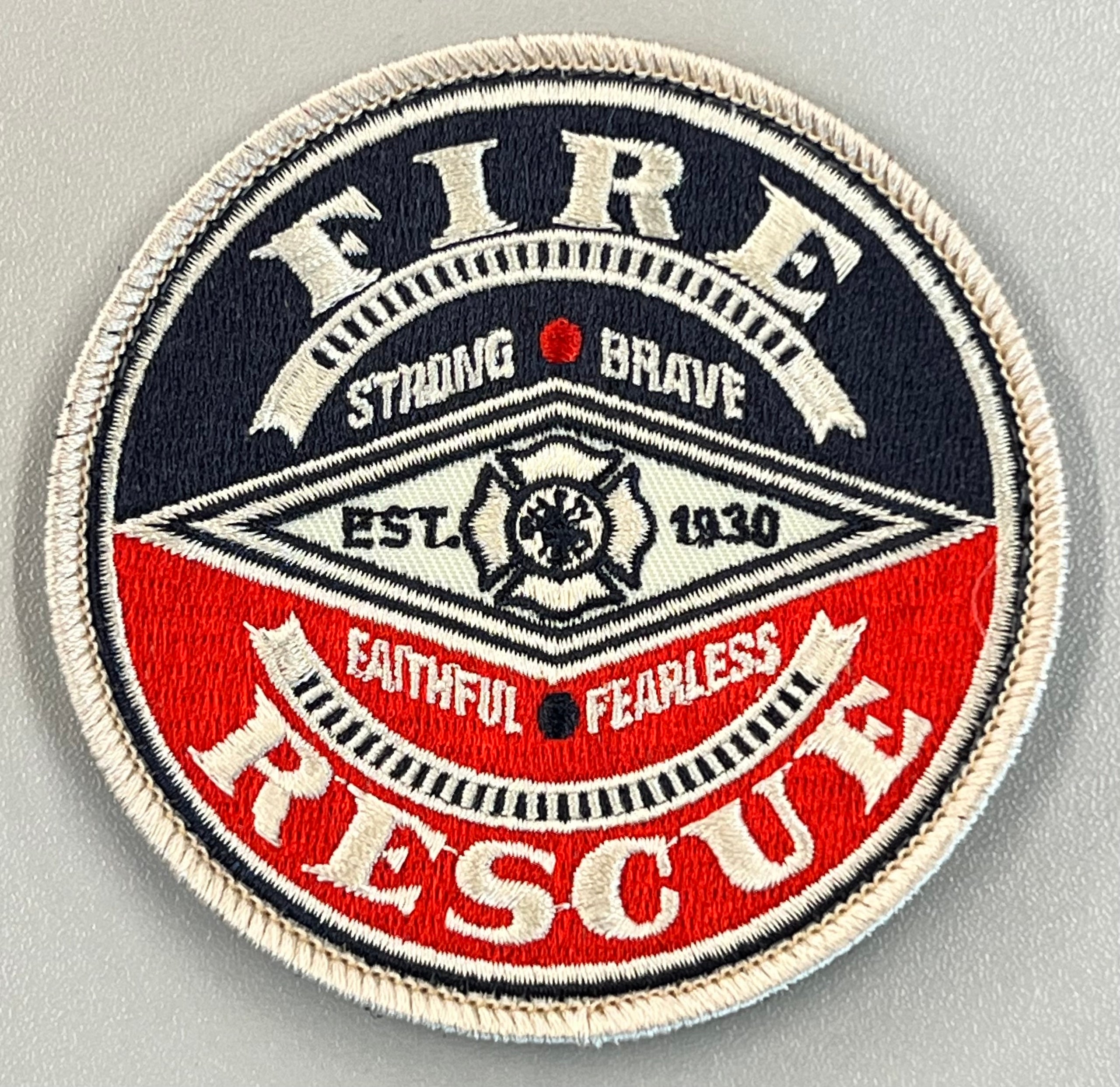 Velcro Patch FIRE RESCUE | Barker Productions